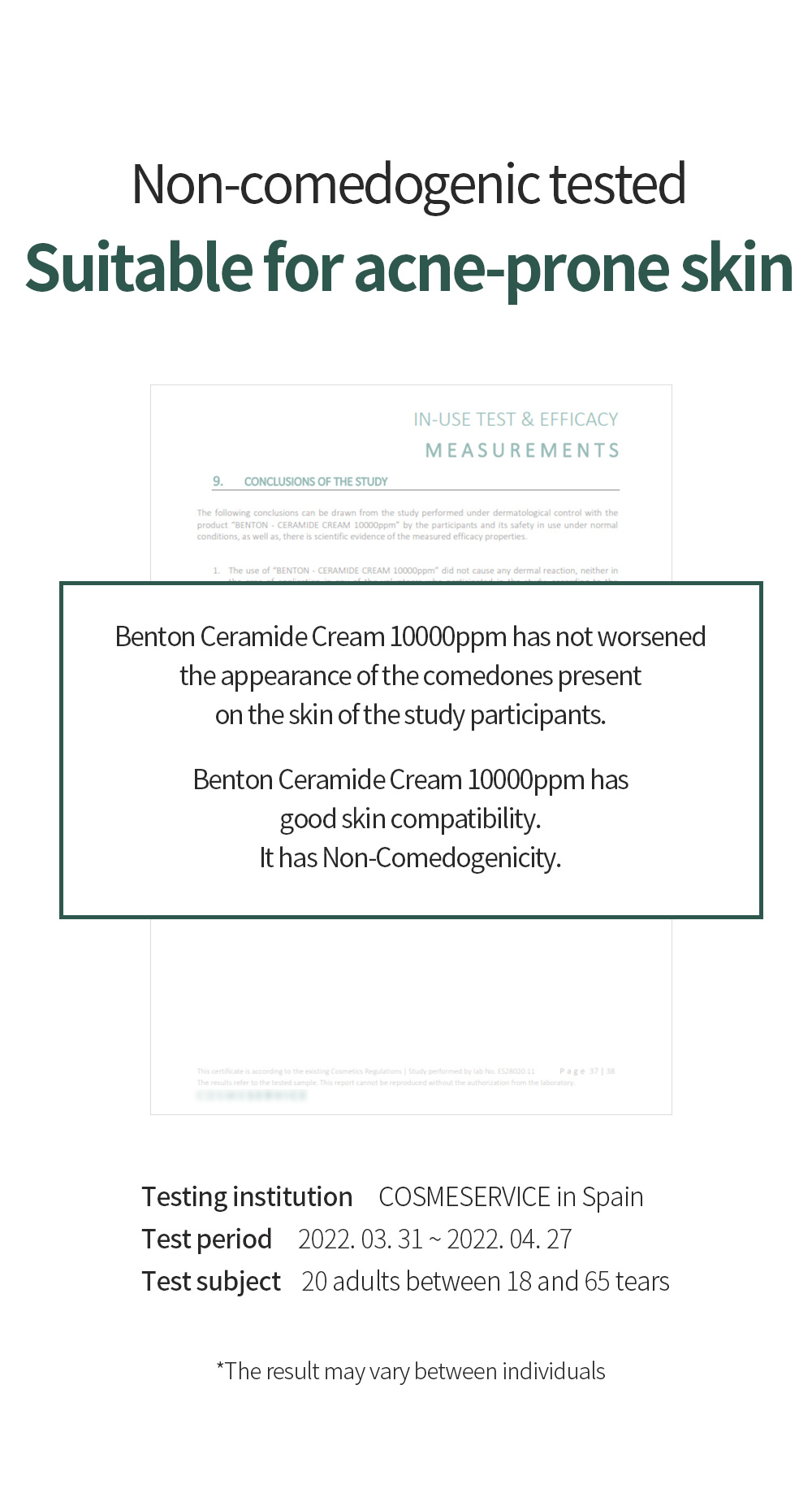 Benton Ceramide Cream 10000ppm 80mL BENTON